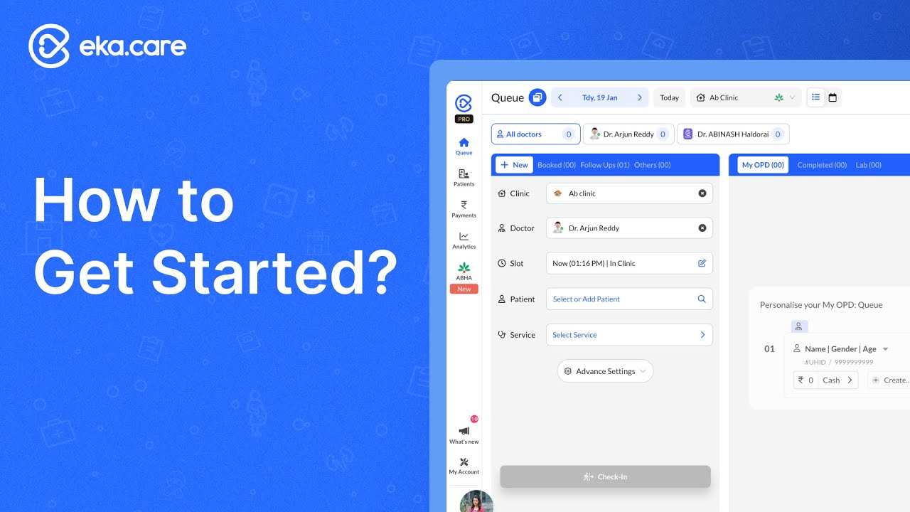 How to login to Eka EMR?
