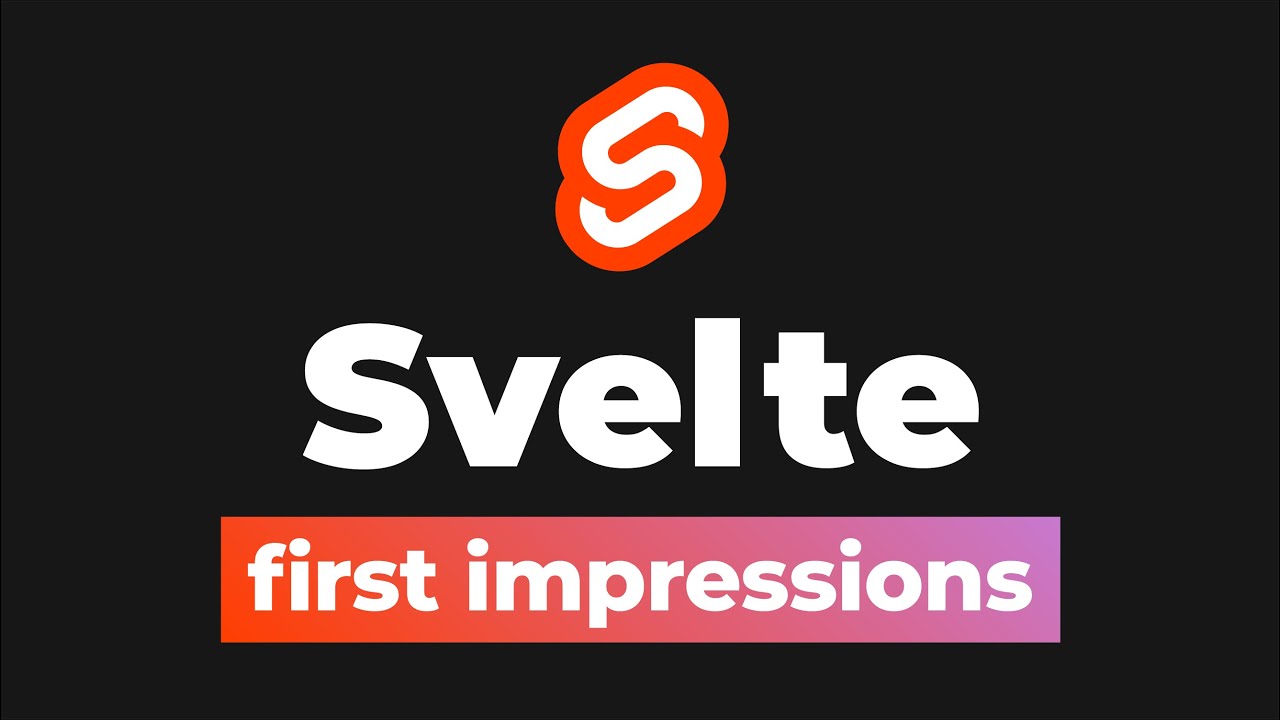 Svelte is surprisingly easy