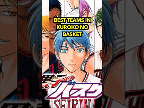 Best Teams in Kuroko no Basket