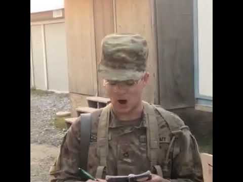 Dumb Army private gives a class on METT-TC