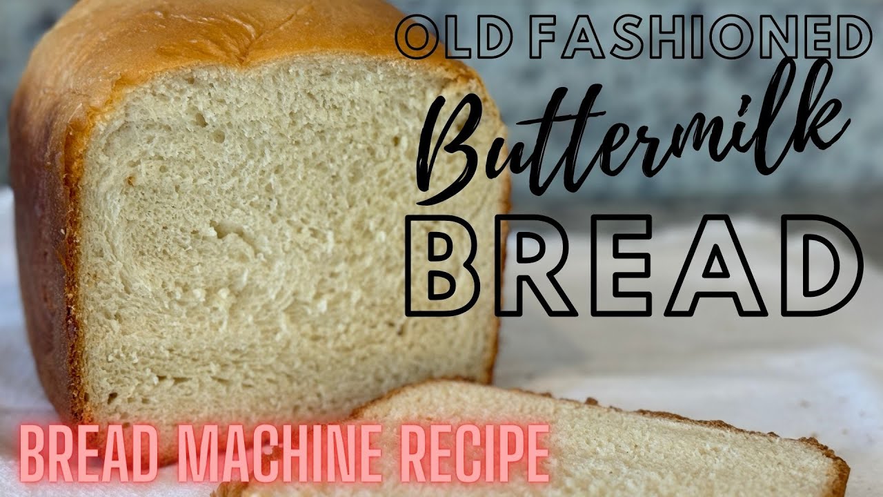 Easy Bread Maker Machine Buttermilk Bread Recipe 🧈🥛🍞#breadrecipe