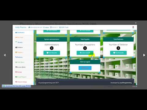 Free Download Pharmacy Management System, bootstrap POS CMS