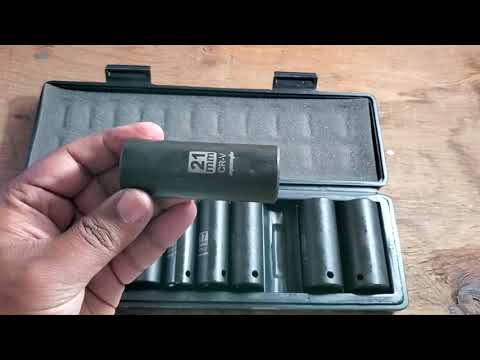 😏WHAT IS IN EPAuto 1/2-Inch Drive Metric Deep Impact Socket Set, Cr-V 11 Sockets PACKAGE 🤔