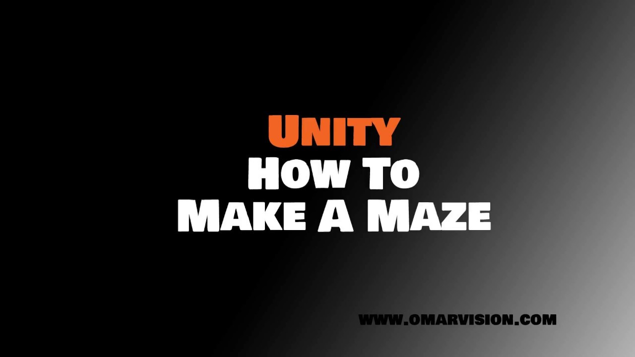 How To Make A Maze