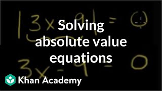 Four Steps to Solve a Absolute Value Equation | Safe Videos for Kids