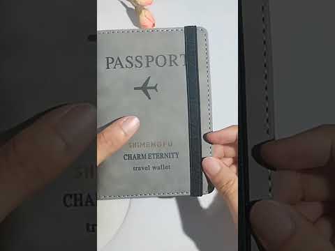 Leather RFID Blocking Passport Cover