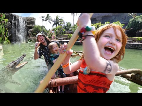 EXPLORiNG iSLANDS with ADLEY!! Board my Boat and Sail across the Sea with my Family! Moana Makeover