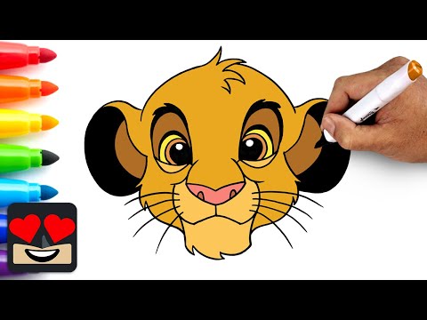 How To Draw Simba | Lion King
