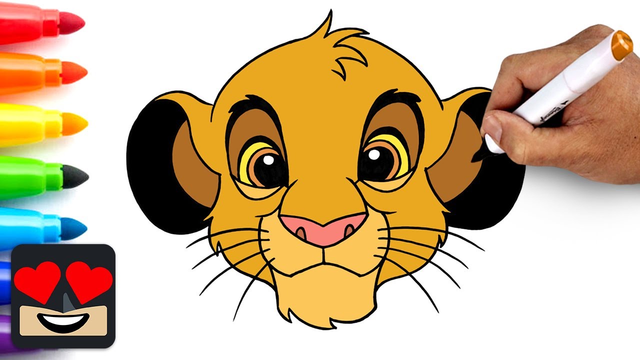 How To Draw Simba | Beginner Drawing Tutorial (Step-by-Step)