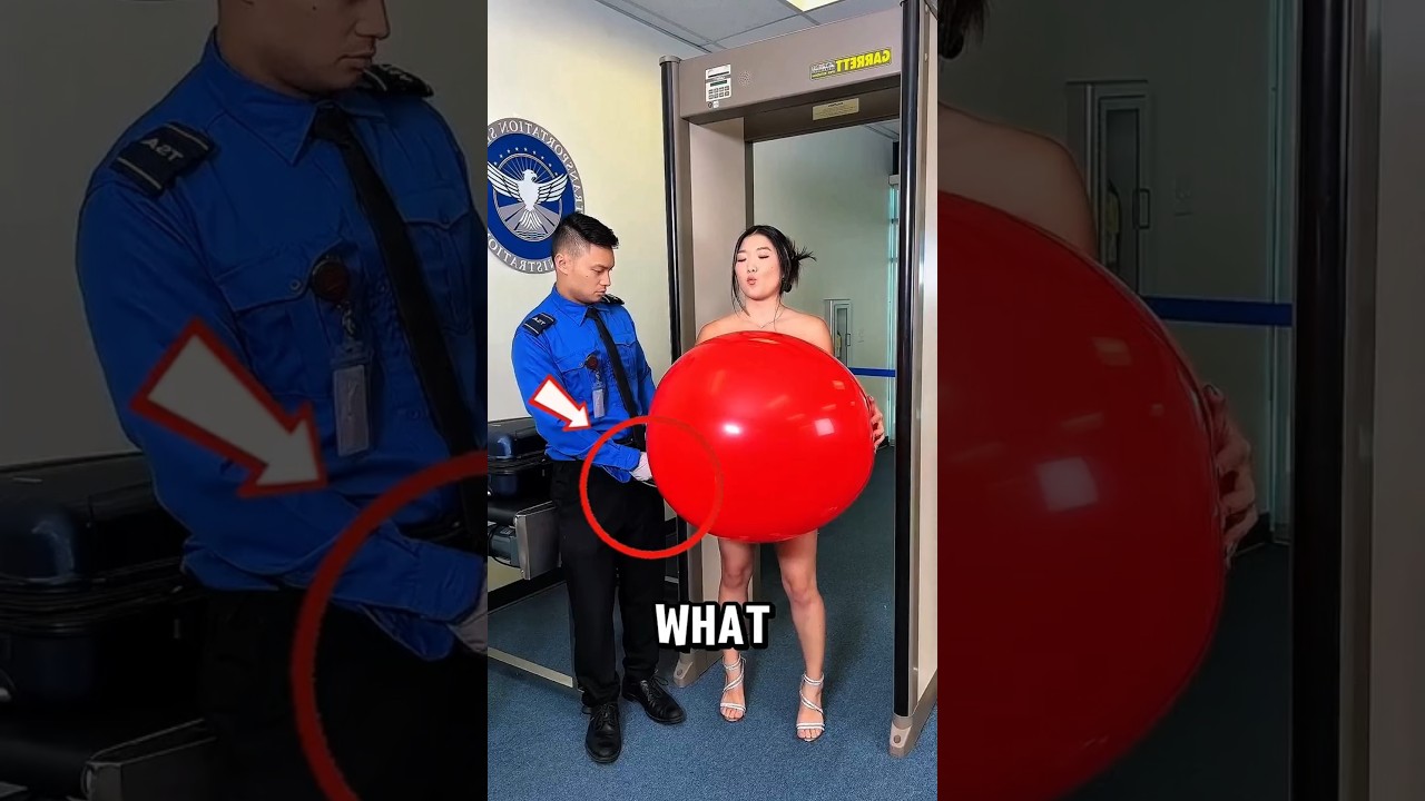 What Happens When You Pop a Human-Sized Balloon Dress? 🎈👀