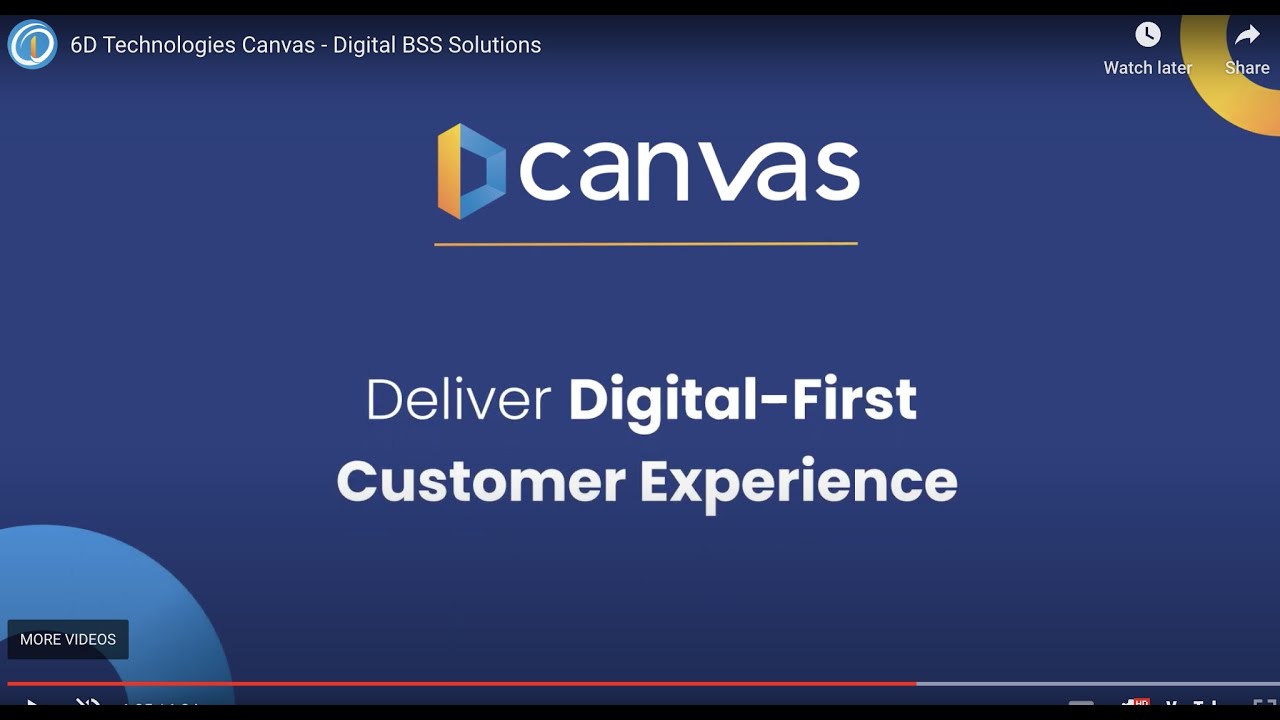 6D Technologies Canvas - Digital BSS Solutions