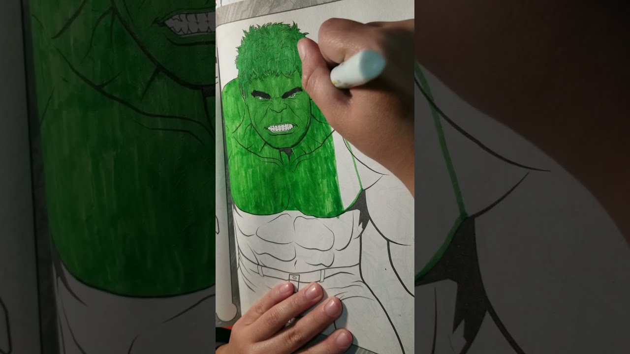 Coloreando a hulk