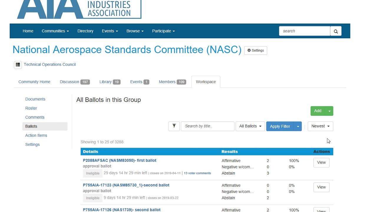 NASC Updated Workspace - Quick Guide