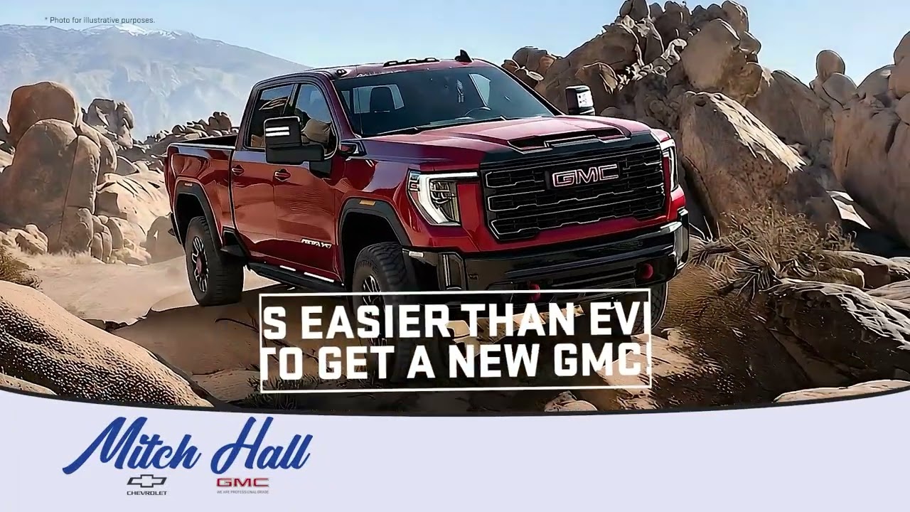 Huge Selection of New GMCs at Mitch Hall in Lamesa