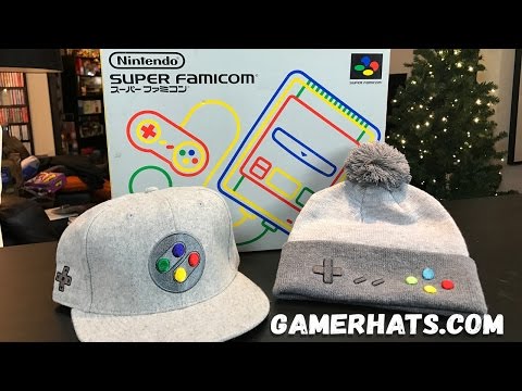 Retro XMas - Super Nintendo/Famicom Hats from GamerHats.com