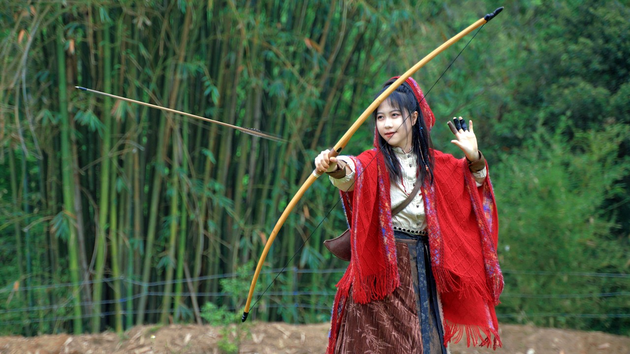 Horn VS. Bamboo! I Built a Traditional Horn & Bamboo Bow!(All by Myself)