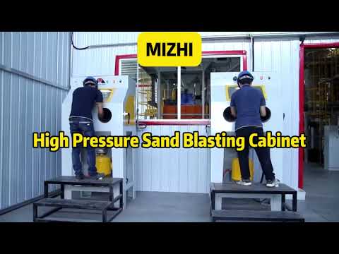 MIZHI TECHNOLOGY High Pressure Sand Blasting Cabinet: Economical, Fast Delivery, CE Certified!