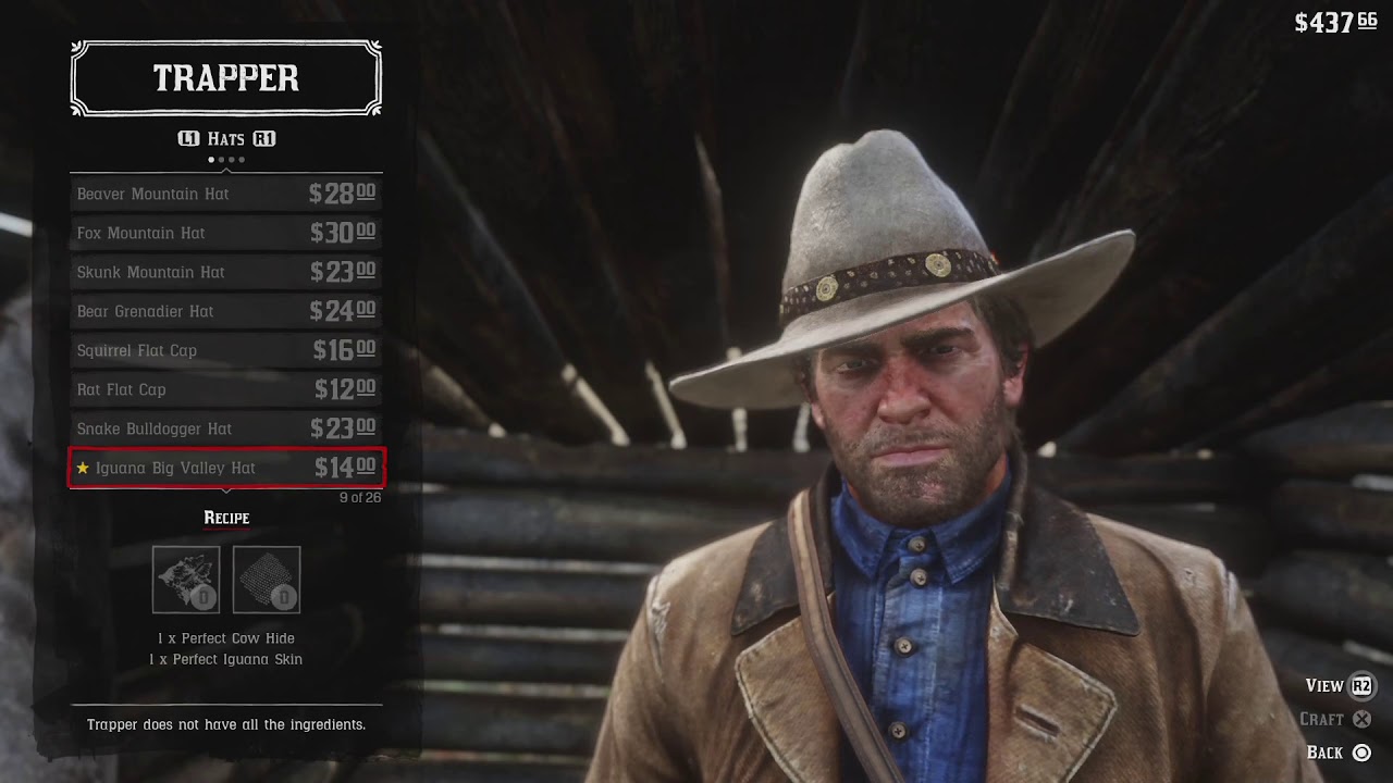 All the Trapper's Craftable Items | Red Dead Redemption 2