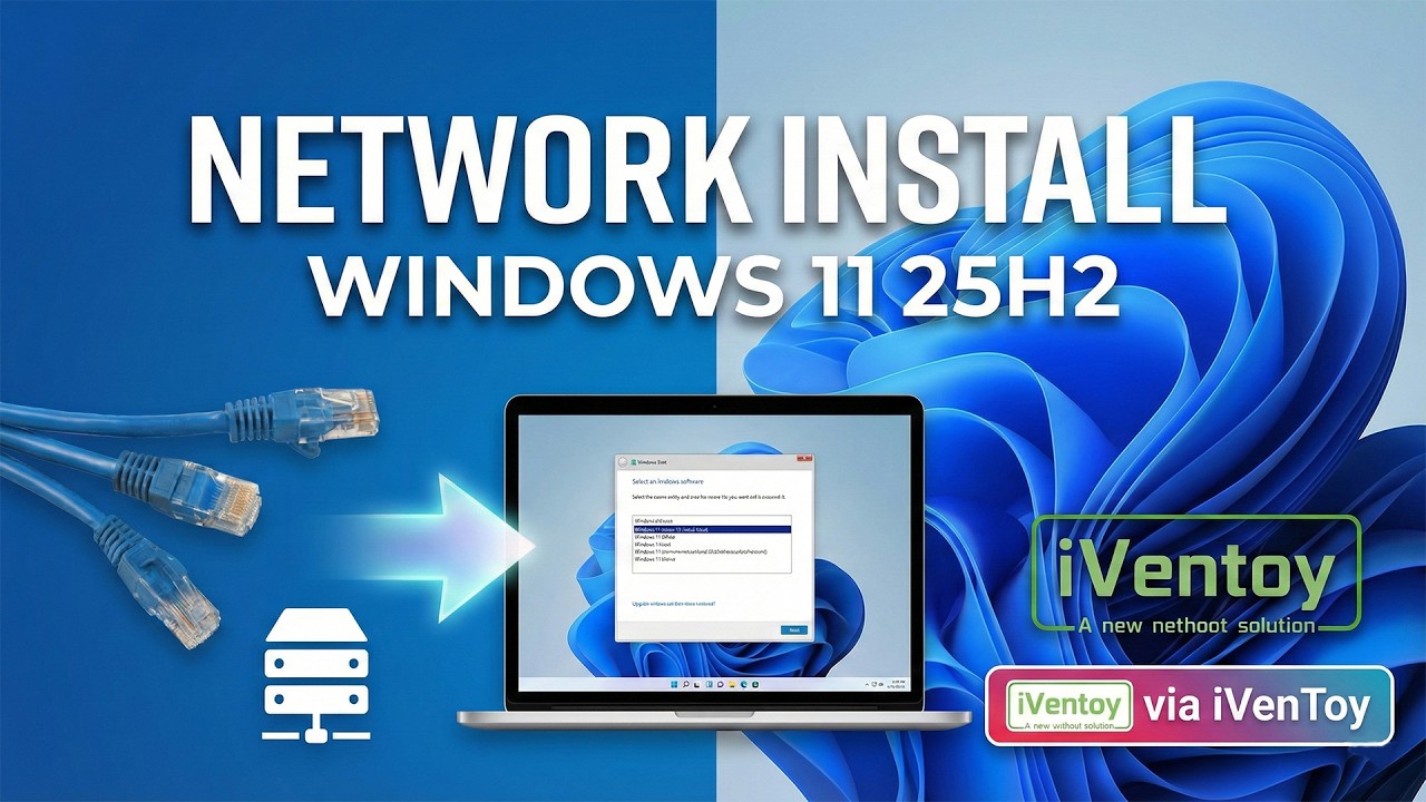 Install Windows 11 25H2 via Network: Step-by-Step Tutorial