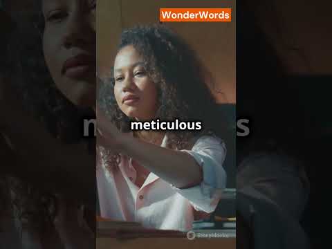 Master This Fancy Word: Meticulous #learnenglish #englishtips