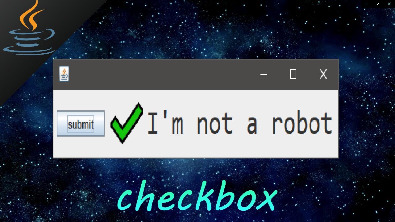 Java checkbox ✔️