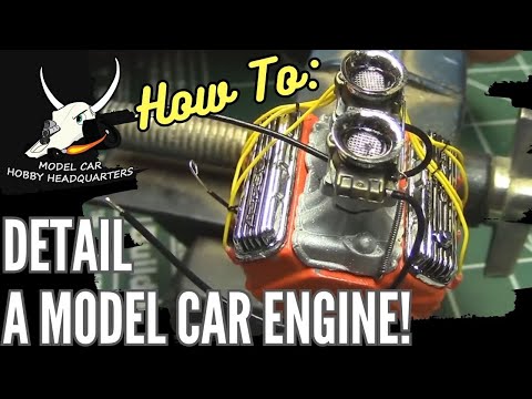 How To Detail A 1/24th Scale Model Car Engine (Ep.301)