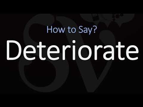 How to Pronounce Deteriorate? (2 WAYS!) British Vs American English Pronunciation