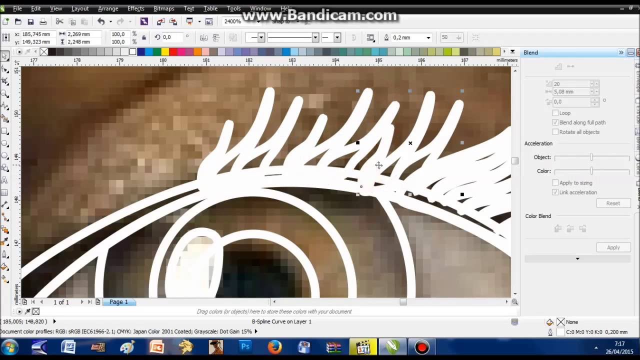 MAKING EYE VECTOR WITH CORELDRAW X6
