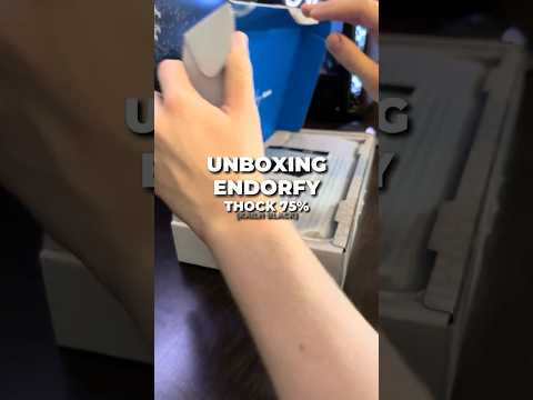 Unboxing Endorfy Thock 75% Wireless (Kailh Black) #klawiatura #unboxing #setup #stanowisko #dc