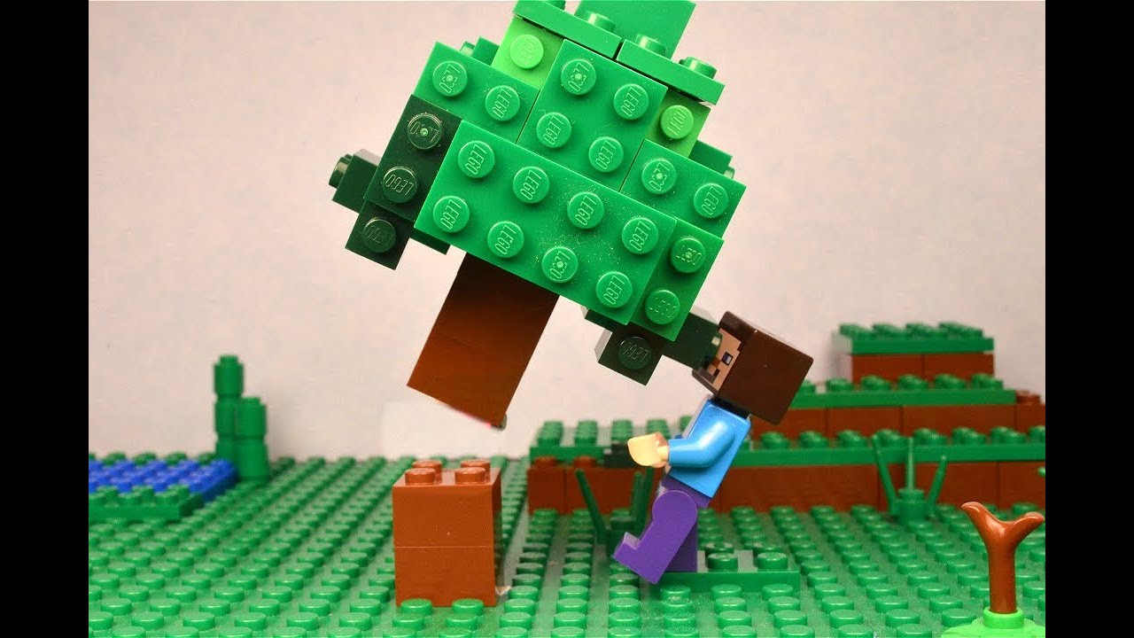 Lego Minecraft: Steve vs Tree