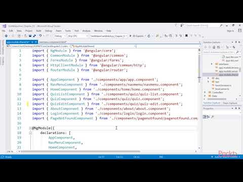 Learn ASP NET Core 2 and Angular 5 Add Update and Delete Quizzes | packtpub com - Mind Luster