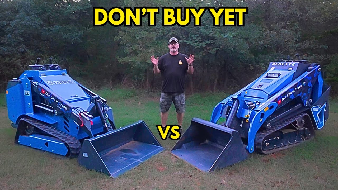Derette V1000 vs Rippa RS06-1 — Which Mini Skid Steer Is ACTUALLY Better? (Don’t Buy Yet)