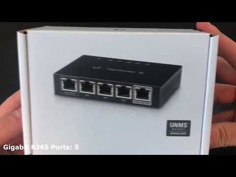 Ubiquiti EdgeRouterâ„¢ X (Quick Unpacking & Specifications)