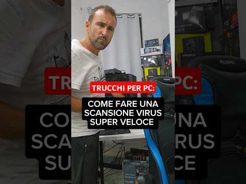 Trucchi per PC: scansione antivirus super veloce #windows #computer #trucchipc #pctips #tutorial