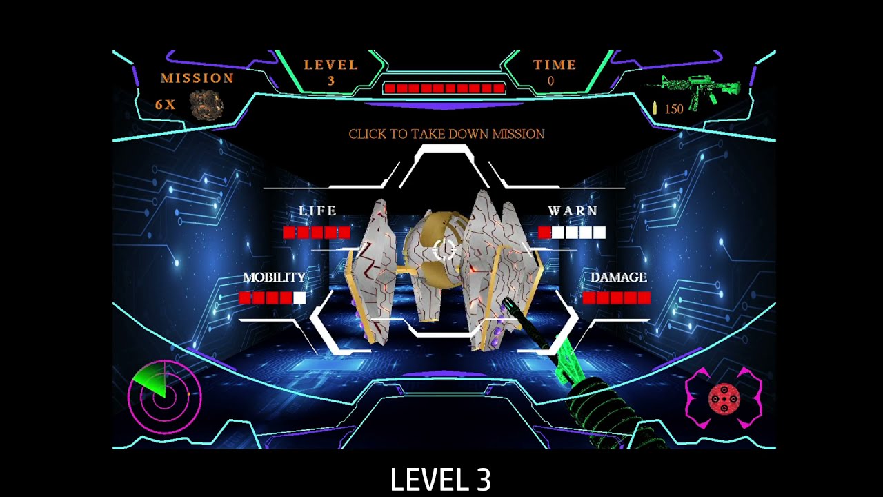 MAZE SURVIVOR (First Person Shooting Game) | Python-OpenGL-Pygame | Maze War