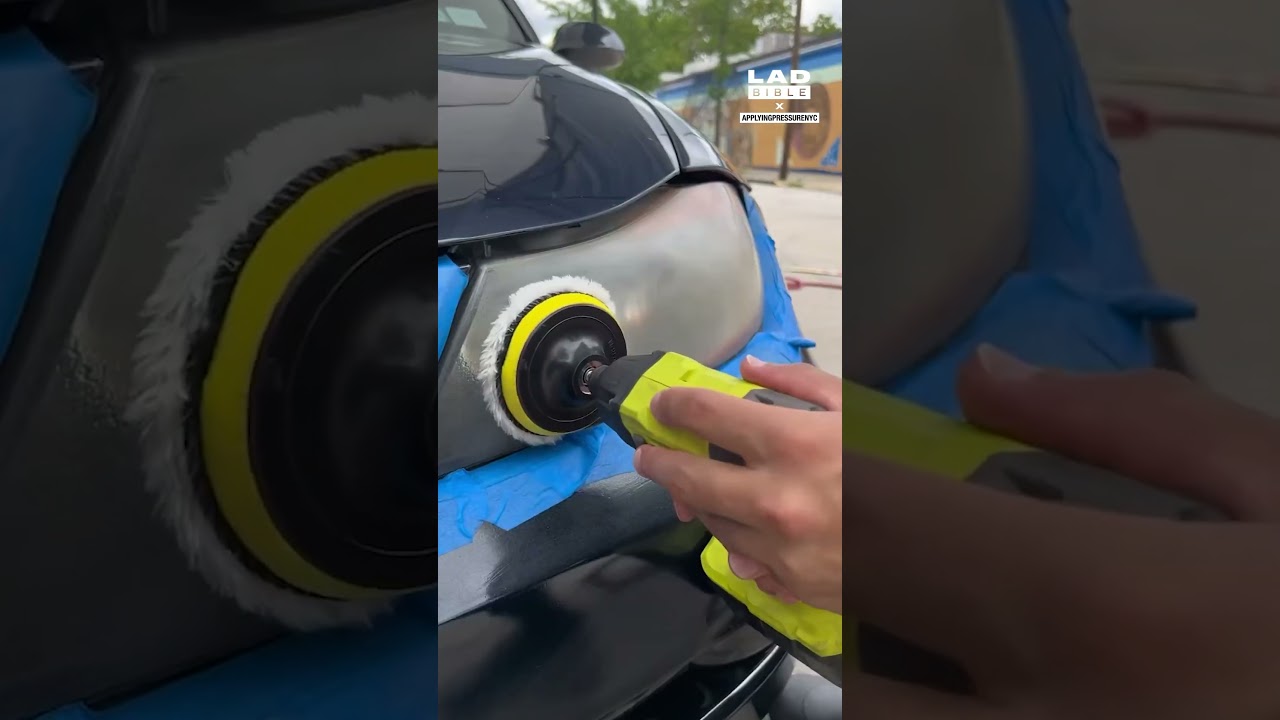 Satisfying Headlight Restoration 🧽🧽🧽