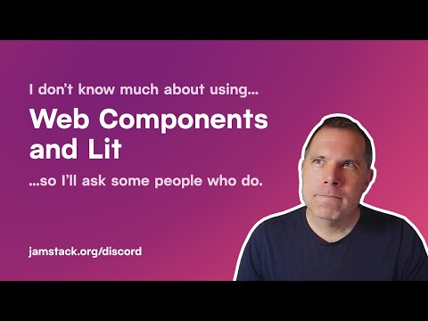 Live office hours: Web Components and Lit