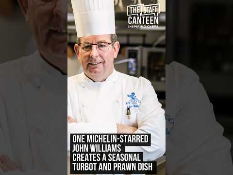 1 Michelin-starred chef John Williams MBE creates a seasonal fish recipe with turbot and prawns