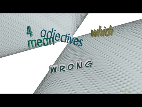wrong - 5 adjectives which are synonym of wrong (sentence examples)