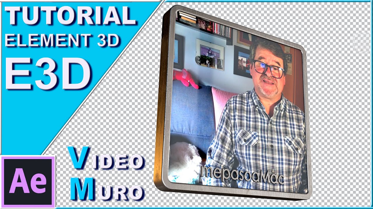 Mini ventana video tutoriales animada | video wall screen | TUTORIAL ELEMENT 3D | AFTER EFFECTS