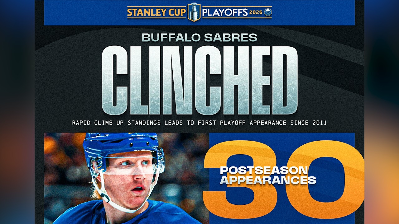The Sabres are IN 🚨 Thompson, Dahlin & the Sabres' Best Plays of the Season