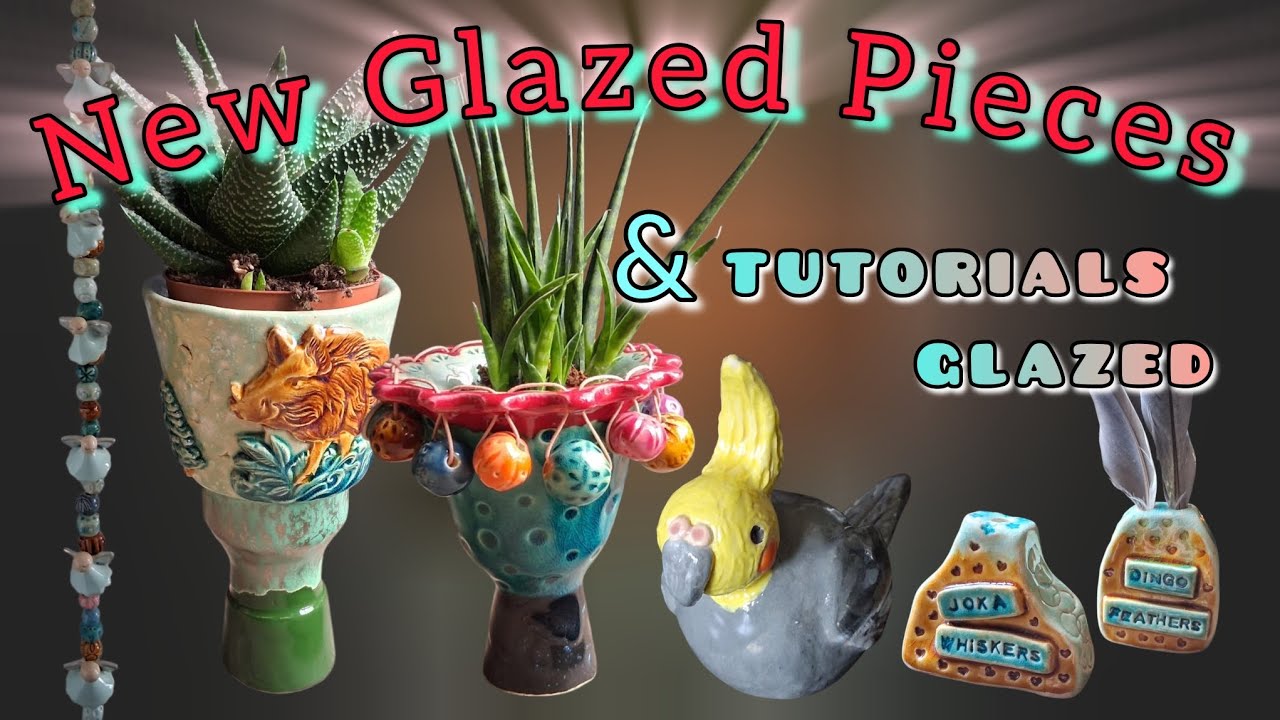 # 50 New Glazed Pieces. Vessels, birds & more.