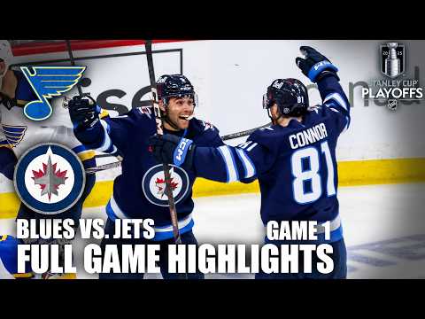 1st Round: St. Louis Blues vs. Winnipeg Jets Game 1 | Full Game Highlights | ESPN NHL
