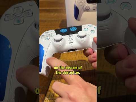 The ASTRO BOT PS5 controller is glossy AND matte! #ps5 #astrobot #dualsense #controller #ign #blue