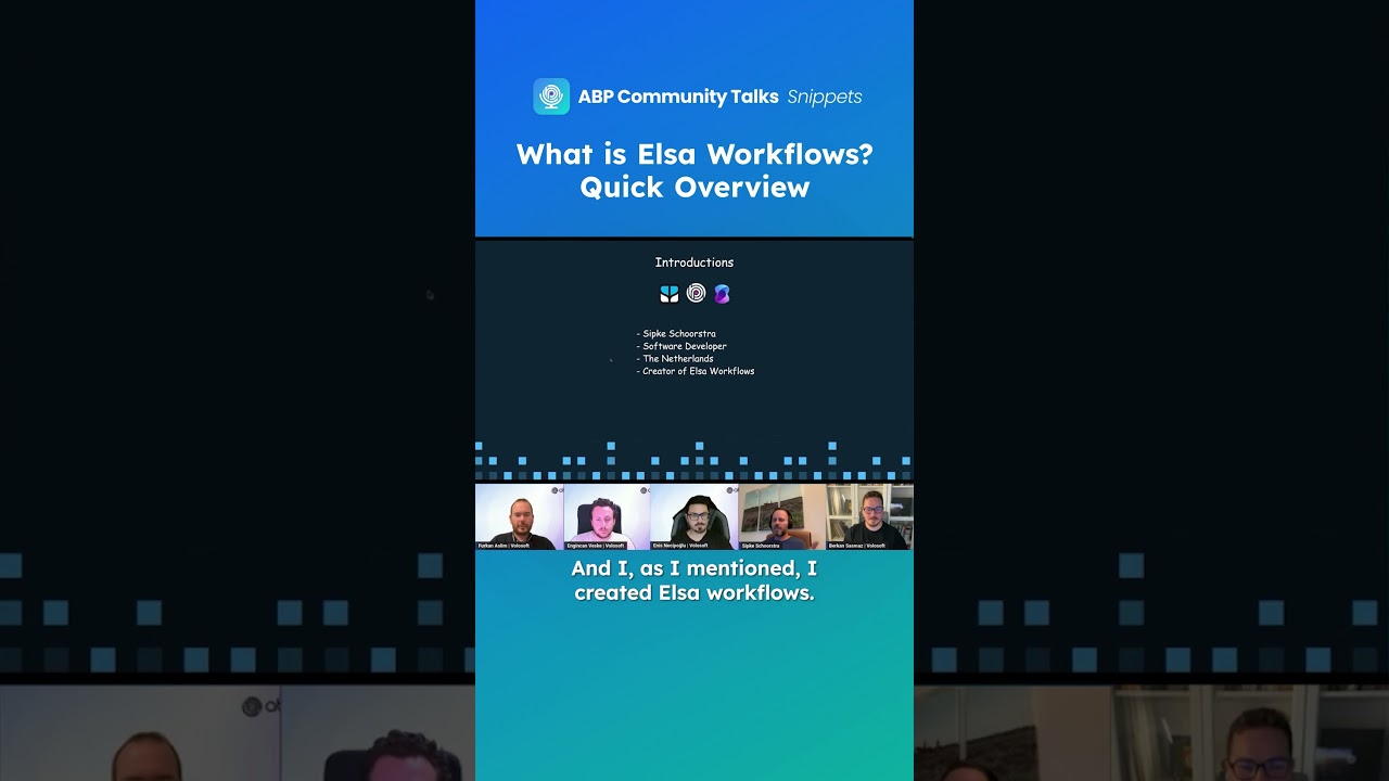 What is Elsa Workflows? Quick Overview #abp #elsa #workflows #software #dotnet #framework #coding