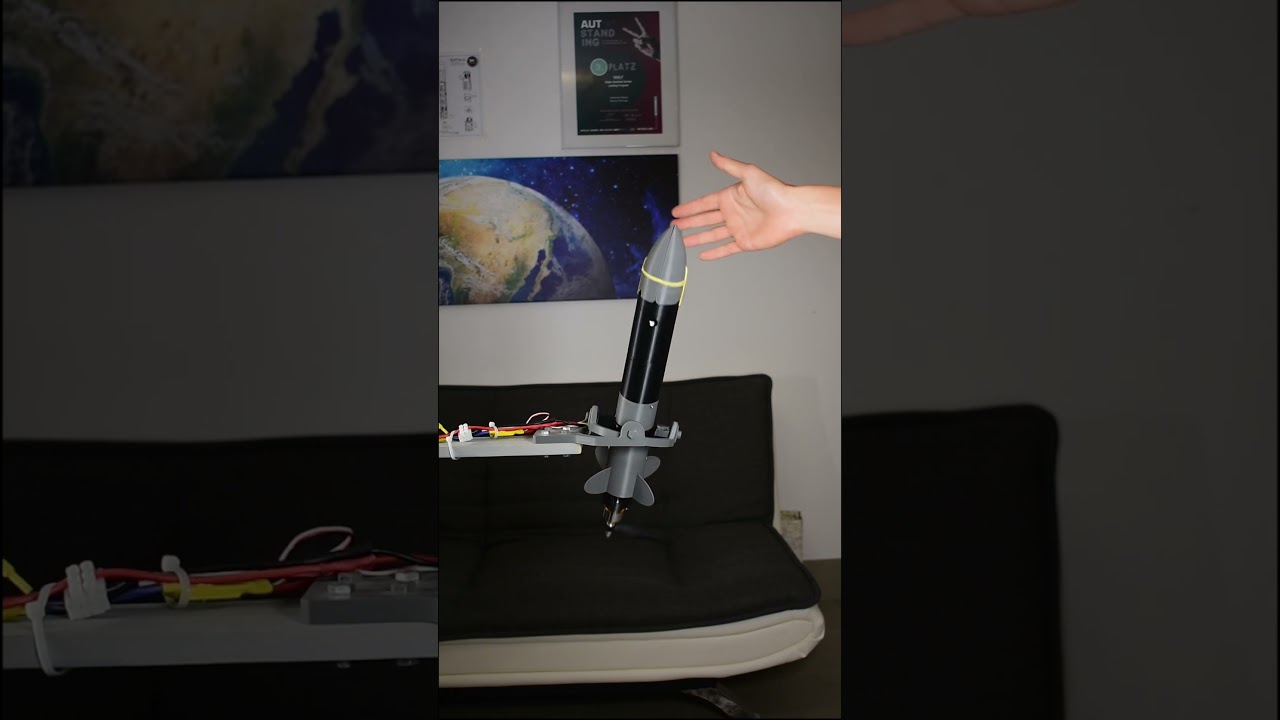 Mini TVC rocket in action | Buffalo mini