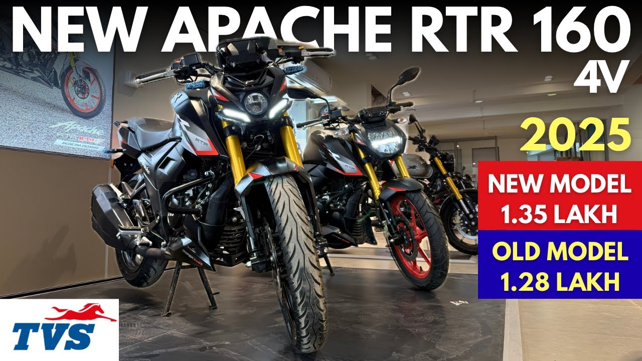 TVS Apache RTR 160 4V – New vs Old Model | Detailed Walkaround Review