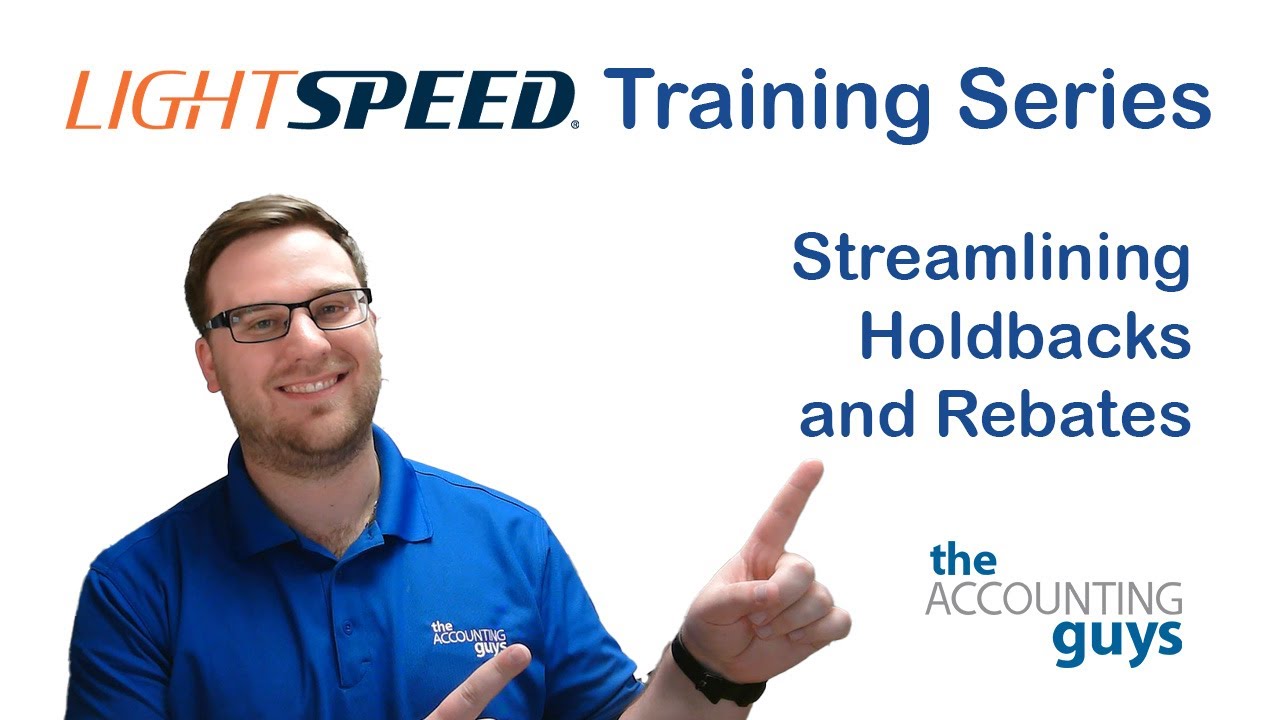 Streamlining Holdbacks, Rebates, and Check Processing
