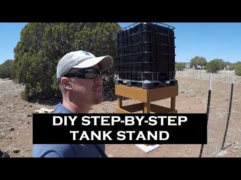 How To Build A Wood Framed Tank Stand
