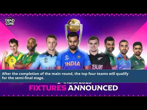 Schedule Of World Cup Cricket 2023